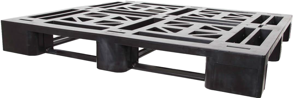 48 x 45 Stackable Drum Pallet with No Lip | Plastic Pallet Pros