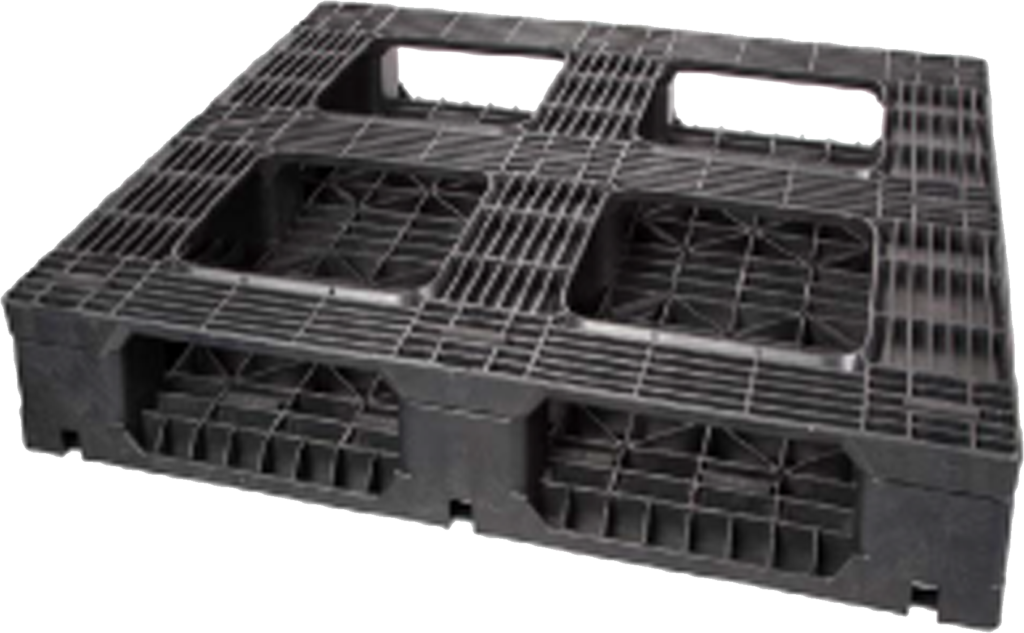 48 x 40 Stackable and Rackable Multi-Trip Pallet (1 rod) | Plastic ...