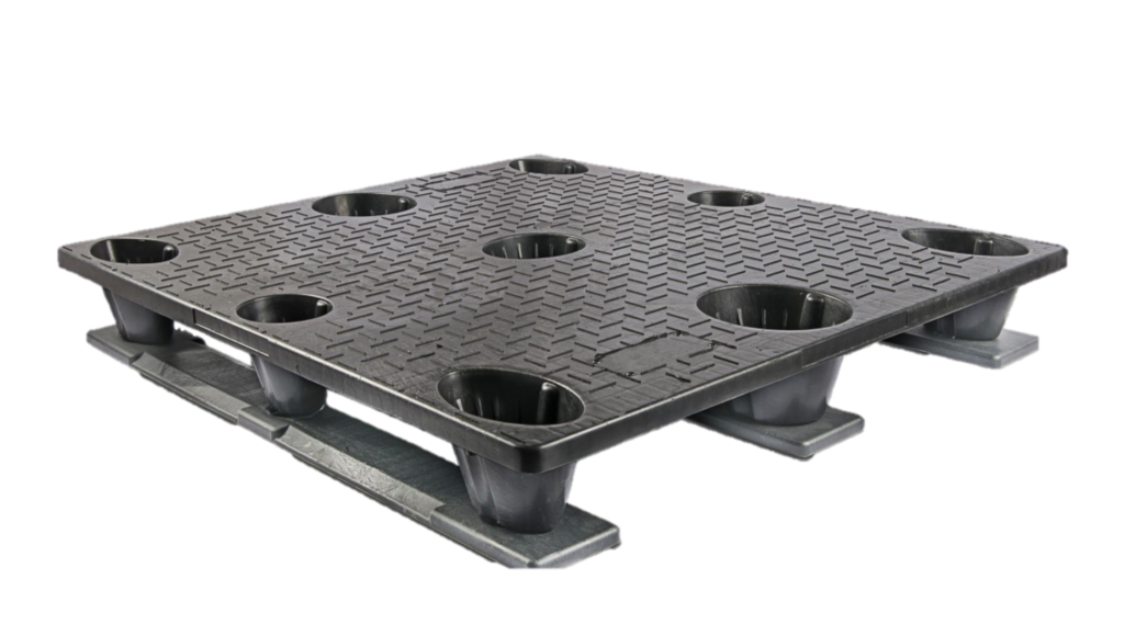 48 x 40 Heavy Duty Stackable Multi-Use Pallet | Plastic Pallet Pros